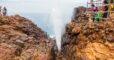Hummanaya 2nd largest blow hole in the world, Sri Lanka